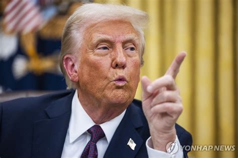 [트럼프 취임] 캐나다·멕시코 25 관세 부과 예고…韓기업 불똥 우려 종합 연합뉴스