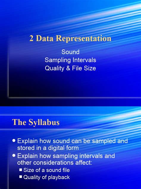 Sound Samplingv4 Pdf Sampling Signal Processing Sound