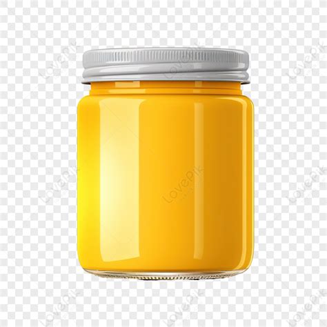 모형용 클리핑 패스를 사용하여 격리된 노란색 플라스틱 병컨테이너패키지 Png 일러스트 무료 다운로드 Lovepik