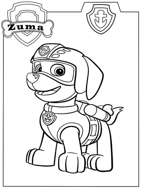 Dibujos Animados De Paw Patrol Para Colorear Images And Photos Finder