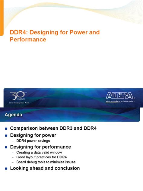 Designing For Ddr4 Power And Performance Pdf Dynamic Random Access