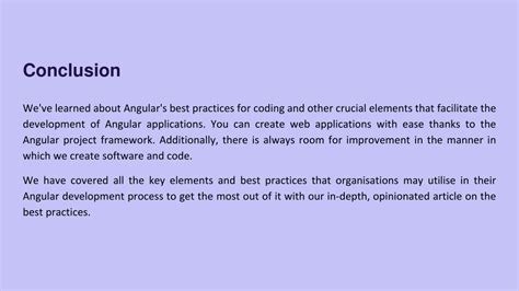 Ppt Angular Best Practices To Build Clean And Performant Web Applications Powerpoint