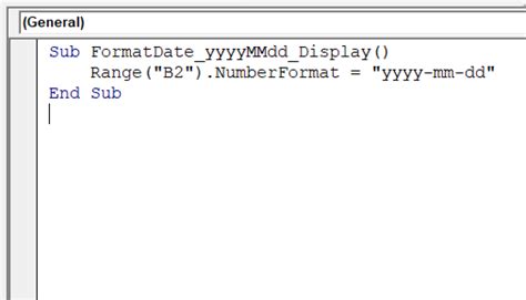 How To Format Date To Yyyymmdd With Excel Vba 3 Examples Excel Insider