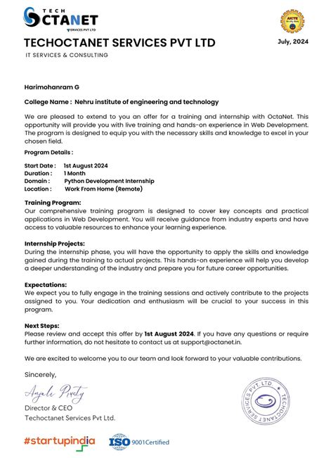 Harimohanram G On Linkedin Hello Everyone Excited To Share That I