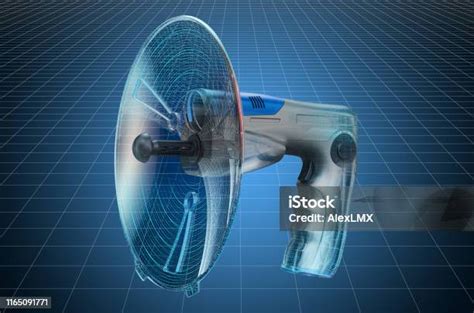 포물선 마이크 청사진의 시각화 3d Cad 모델 3d 렌더링 3차원 형태에 대한 스톡 사진 및 기타 이미지 3차원 형태 개념 개념과 주제 Istock