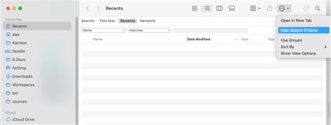 Defaults How Can I Reset The Recents Search Criteria In Finder Ask Different