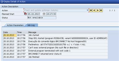 solved sxpg command execute failed db13 sap community