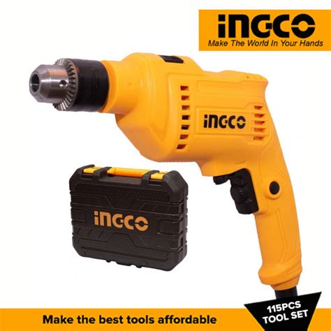 Ingco 115pcs Tool Set With 680w Impact Drill Hkthp11151 [aod] Ipt
