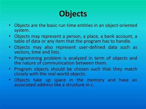 Object Oriented Programming 6 Oop With C Ppt