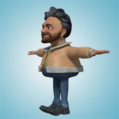 만화 남성 모델 3d 모델 49 Max Fbx Ma Obj Free3d