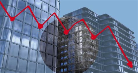 Digital Image Of Statistical Data Processing Over World Map Against Tall Buildings Stock