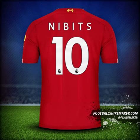 Liverpool Fc 201920 Jersey Number 10 N I B I T S Liverpool Fc