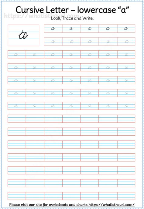 Cursive Lowercase Letters Worksheets Your Home Teacher