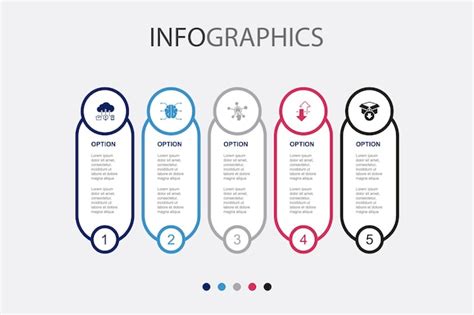 Premium Vector Iot Ai Digitization Integration Digital Product Icons Infographic Design