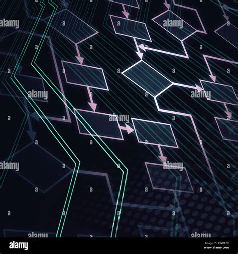 Abstract Flowchart Diagram Computer Program Algorithm Information Technology Conceptual