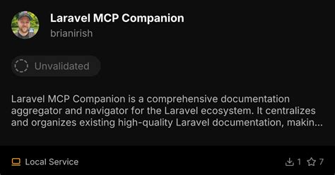 Laravel Mcp Companion Mcp Servers · Lobehub