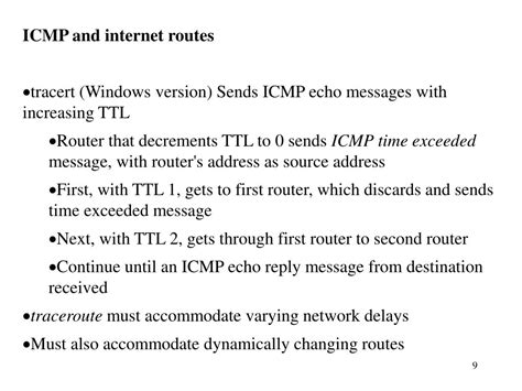 PPT ICMP Introduction Error Detection Error Reporting Types Of Messages PowerPoint