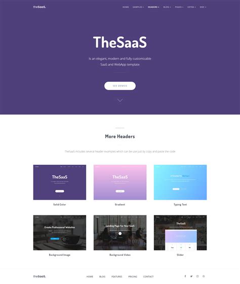 Dribbble Thesaas Headers By TheTheme Io
