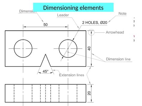 Lecture 5 Dimensioning For Engineering Drawing Ppt