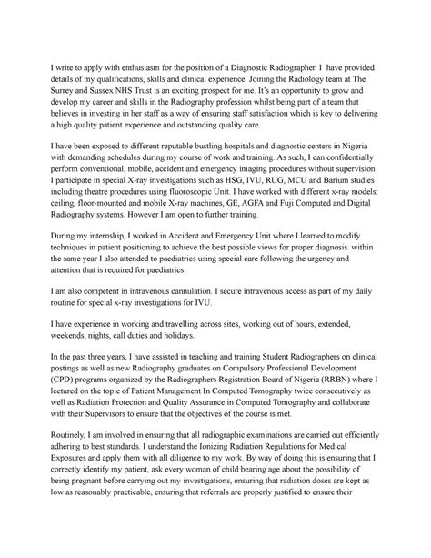 How To Write A Supporting Statement For Nhs Job Design Talk