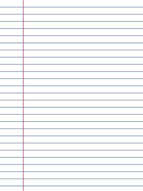 Notebook Page Vector