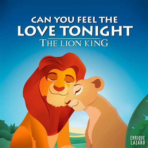 Can You Feel The Love Can You Feel The Love Tonight From The Lion