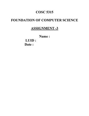 Assignment 4 Warning TT Undefined Function 32 COSC 5315 FOUNDATION