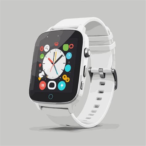 Premium Vector Smartwatch Vector On A White Background