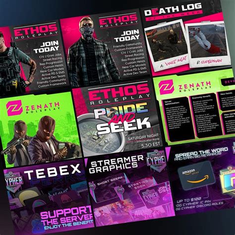 Fivem Server Discord Template Etsy