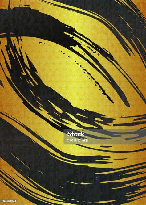 대마 잎 패턴 금색 그라데이션 배경 그림입니다 일본식 무늬 0명에 대한 스톡 벡터 아트 및 기타 이미지 0명 1월 Sable Color Istock