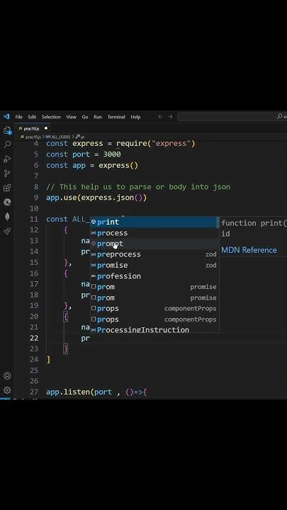 Get Req In Node Js Coding Javascripttutorial Javascript Nodejs Nodejstutorial Express