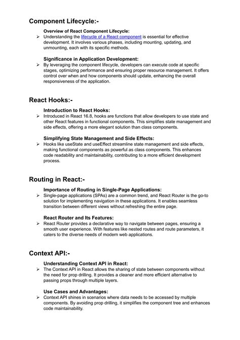 React Js Components And Its Importancedocx