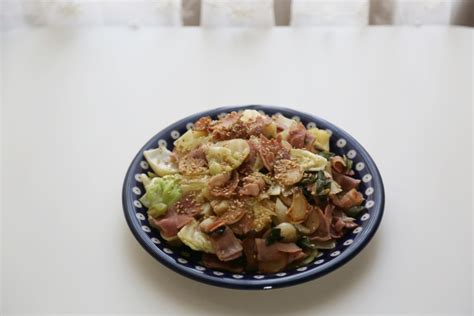 베이컨양배추볶음 초간단 초스피드 볶음반찬