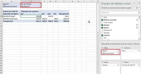 Trier Et Filtrer Un TCD
