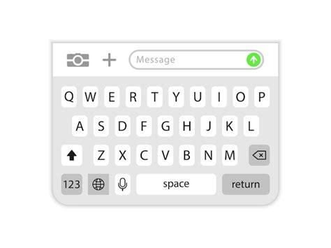 Premium Vector Smartphone Keyboard Mobile Phone Keypad Vector Template