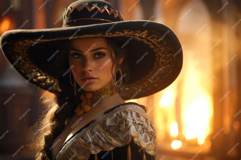 Premium Ai Image Portrait Of A Smiling Beautiful Mexican Woman