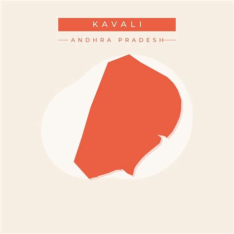 Mapa vectorial de la ilustración de kavali | Vector Premium