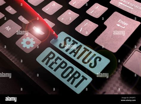 Inspiration Showing Sign Status Report Conceptual Photo Update Summary Of Situations As Of A