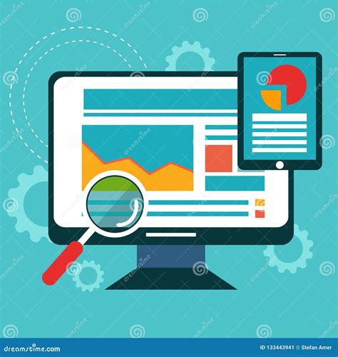 Flat Design Modern Vector Illustration Icons Set Of Website Seo Optimization Programming