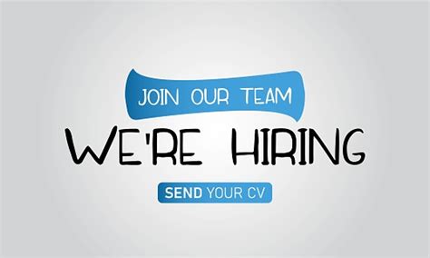 채용 디자인 포스터 채용 우리는 기하학적 모양으로 레터링을 고용하고 있습니다 벡터 그림입니다 공석 디자인 템플릿을 엽니다 개념에