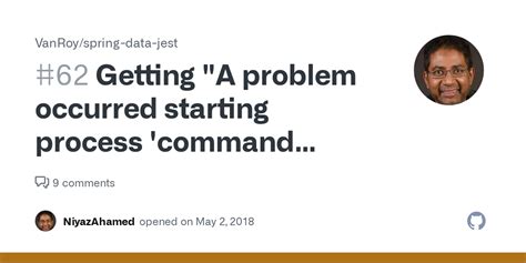 Getting A Problem Occurred Starting Process Command Cprogram Files