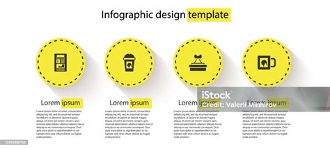 뉴스 커피 컵을 설정 스탬프와 비즈니스 인포그래픽 템플릿입니다 벡터 계약서에 대한 스톡 벡터 아트 및 기타 이미지 계약서 고무 굴리기 Istock
