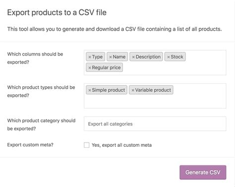 How To Export WooCommerce Products