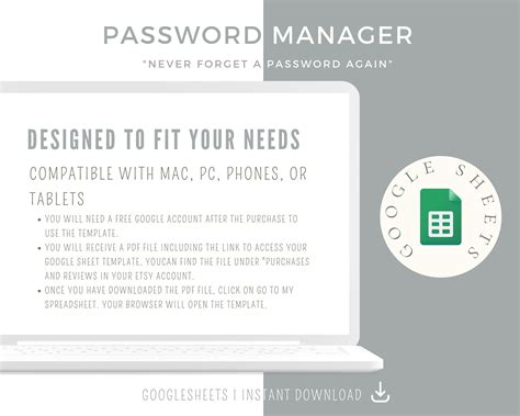 password tracker spreadsheet for excel password book password log
