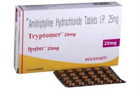 Amitriptyline Hydrochloride Tablets Ip 25 Mg At Rs 160 Stripe Amitriptyline Tablet In Mumbai