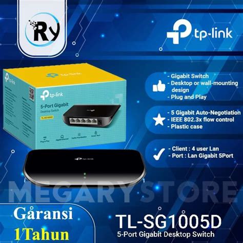 Promo Tp Link Tl Sg D Switch Port Gigabit Desktop Black Promo Diskon Di Seller Silia