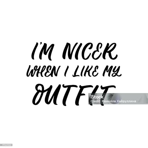 손으로 그린 글자 따옴표입니다 비문 내 옷을 좋아할 때 더 멋지다 인사말 카드 포스터 티셔츠 배너 인쇄 초대장을위한 완벽한 디자인 T 셔츠에 대한 스톡 벡터 아트 및 기타