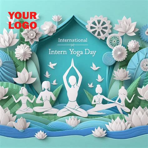 국제 요가 날 프리미엄 벡터