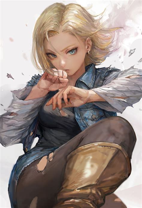Android Dragon Ball And More Drawn By Miche Danbooru