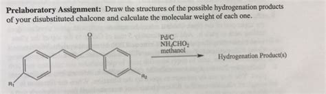 Solved Prelaboratory Assignment Draw The Structures Of The